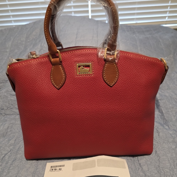 Dooney & Bourke | Bags | Dooney Bourke Cherry Red Satchel | Poshmark